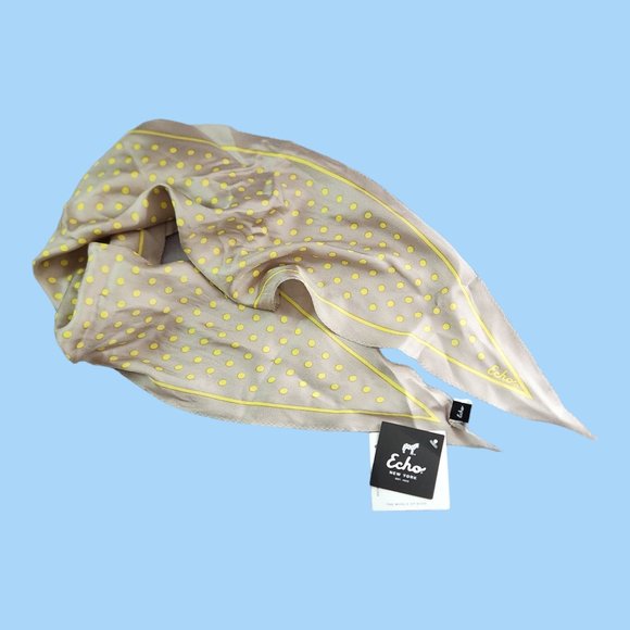 Echo | Accessories | New Echo New York Diamond Silk Scarf Neckerchief ...